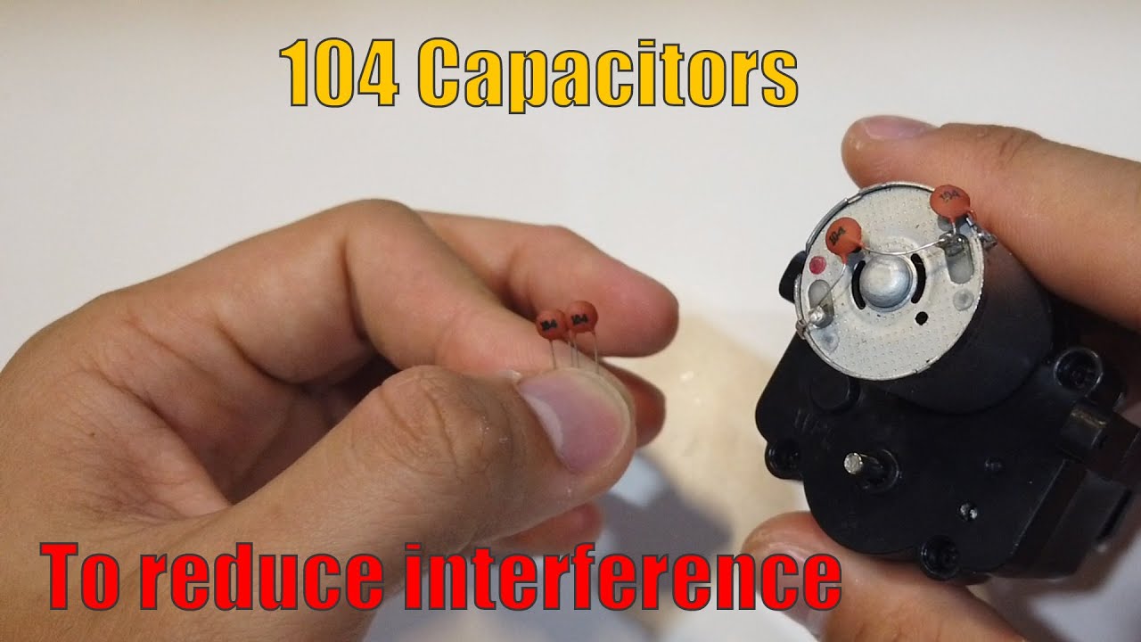 Soldering 104 Capacitor on WPL 370 Motor - RES-V3 Sound Breaking Out Solution