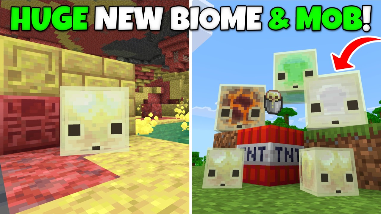 Minecraft Added a HUGE NEW BIOME & Sulfur Cube Mob! Minecraft Bedrock Chaos Cubed Beta
