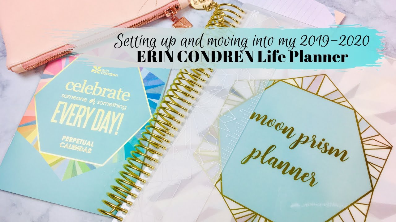 Erin Condren 2019-2020 SETUP and MOVE-IN!