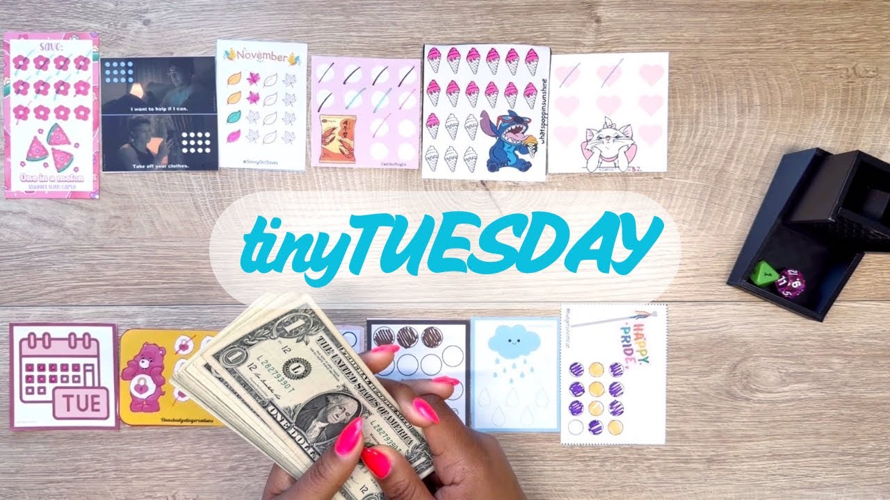 Tiny Tuesday! ☺️ #cashstuffing