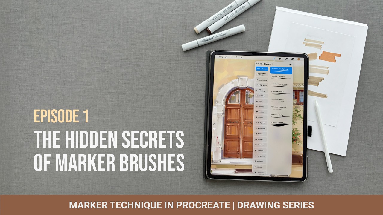 Procreate Marker Brushes Explained | Make Digital Markers Look Real