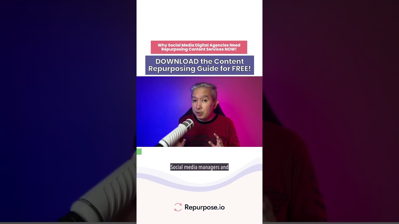 DOWNLOAD the Content Repurposing Guide for FREE! 🔥 #contentcreator #contentmarketing