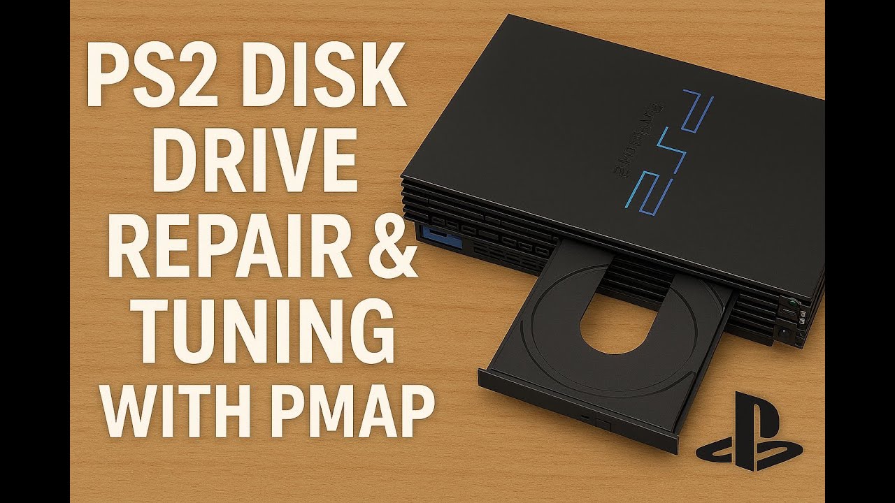 PS2 Disk Drive Repair & Tuning with PMAP – Doing It Right!