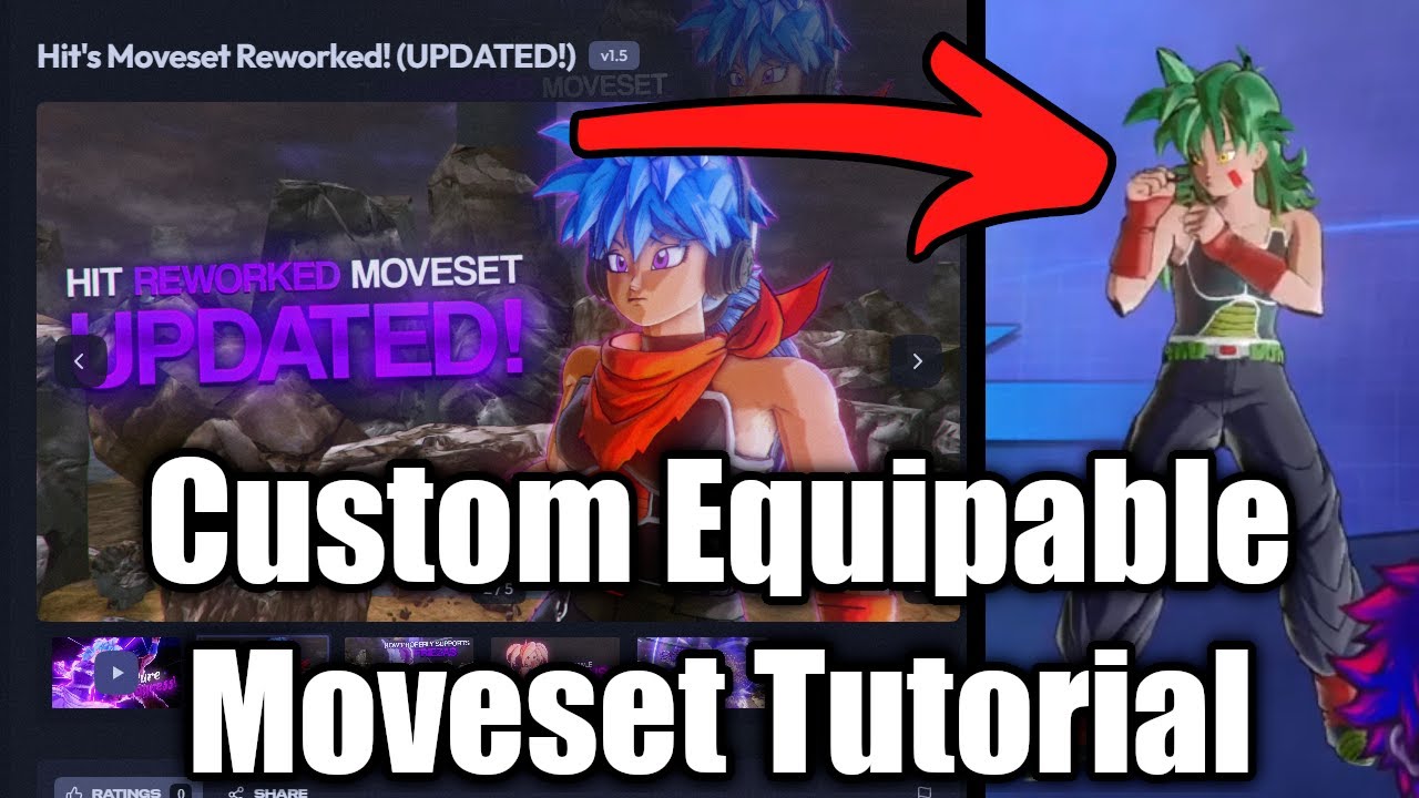 Equipable Movesets [RESOURCE] - Dragon Ball Xenoverse 2 Mod - The ...