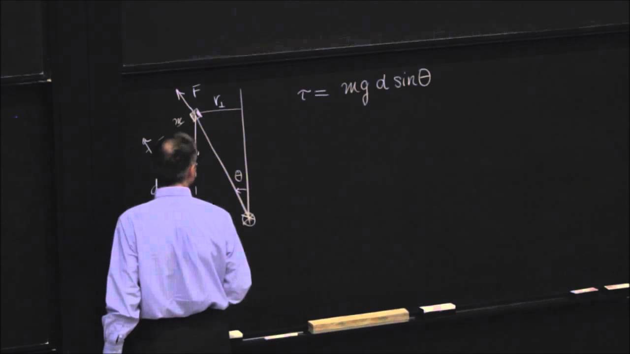 Lecture 16.8 - Inverted Pendulum Explanation