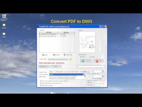 VeryPDF PDF to DWG Converter