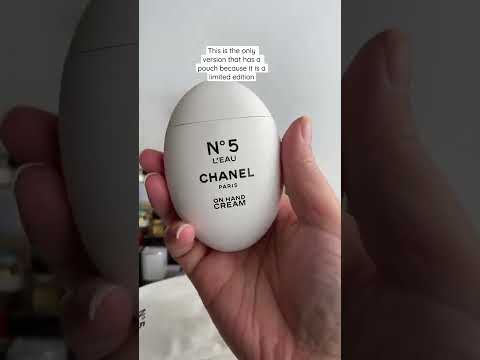 Chanel L’eau Hand Cream comes with a signature pouch #shorts