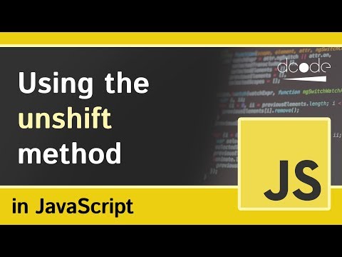 Array 'unshift' method in Javascript (Array.prototype.unshift)