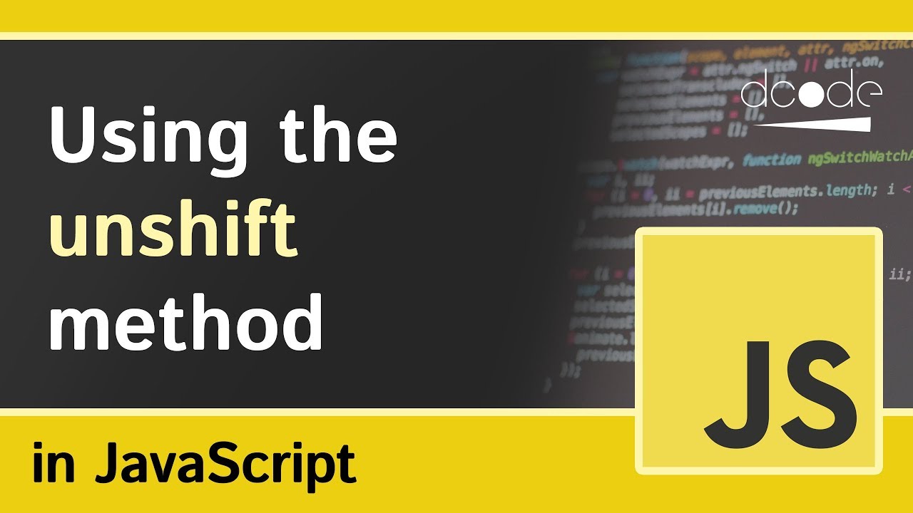 Array 'unshift' method in Javascript (Array.prototype.unshift)