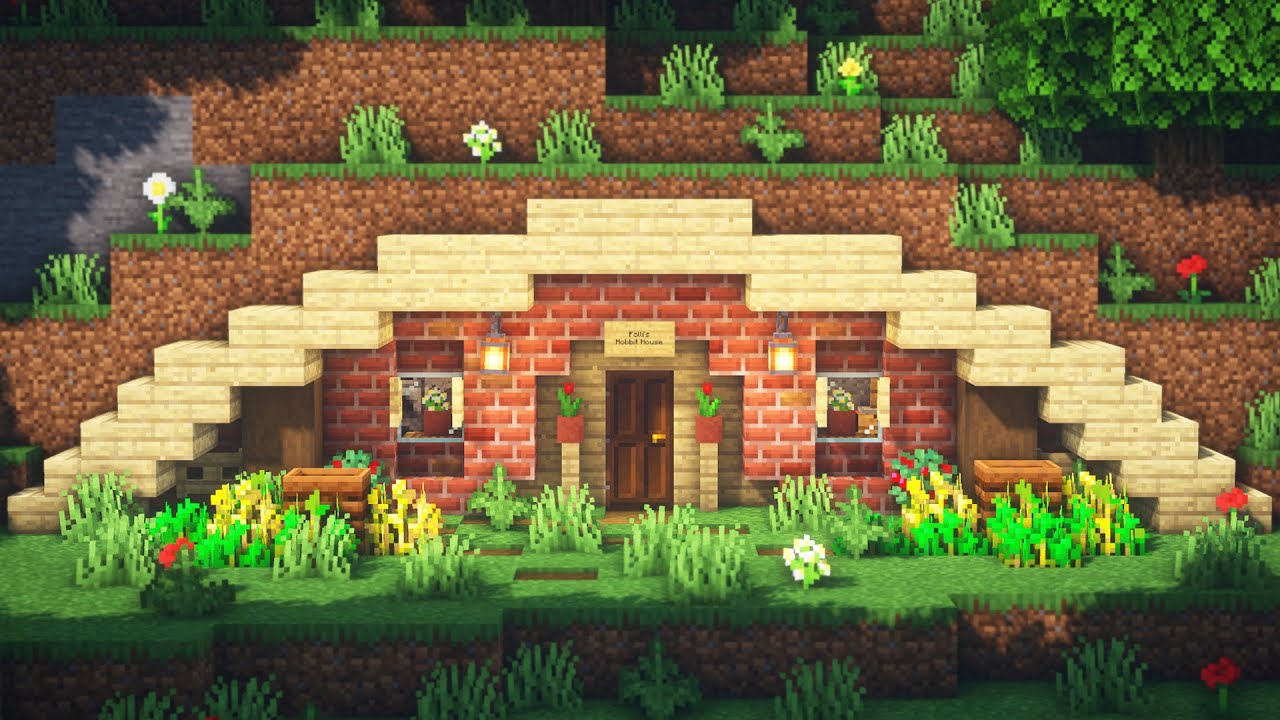 Minecraft: How to Build a Simple Survival Hobbit Home - Minecraft Builders
