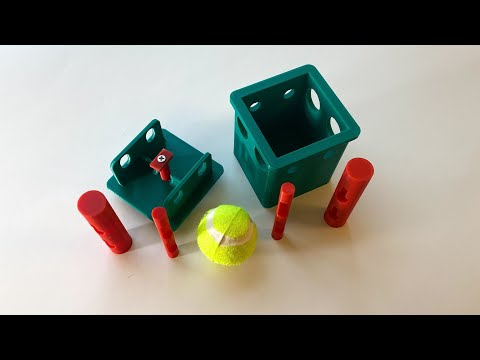 🔒 Ball Lock Puzzle・Free STL File for ・Cults