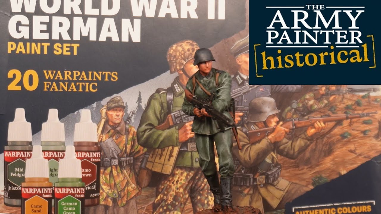 Painting the Past: Testing The Army Painter’s Historical WWII German Paint Set