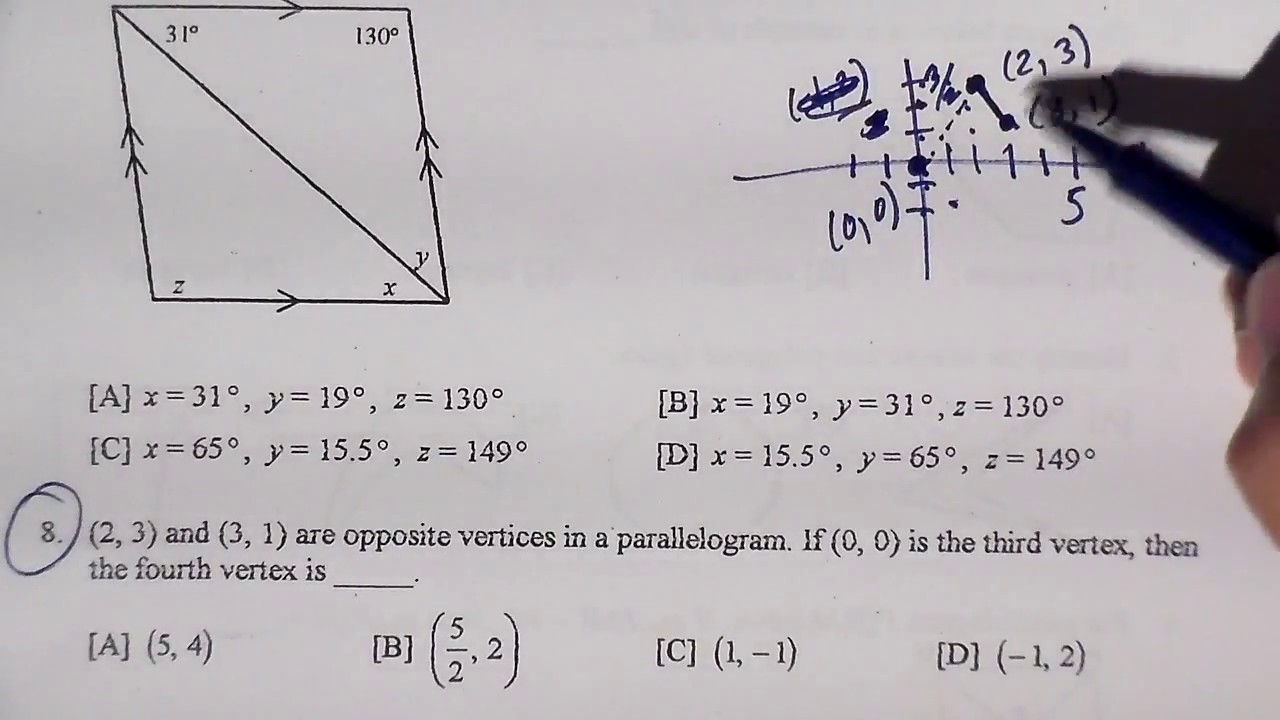 Review Find the Missing Vertex & Missing Angle of Polygon