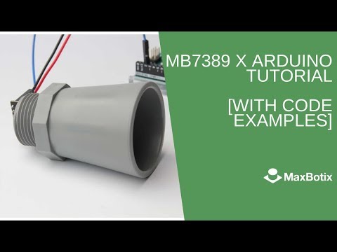MB7389 x Arduino Ultrasonic Sensor with Code Examples | MaxBotix Inc.