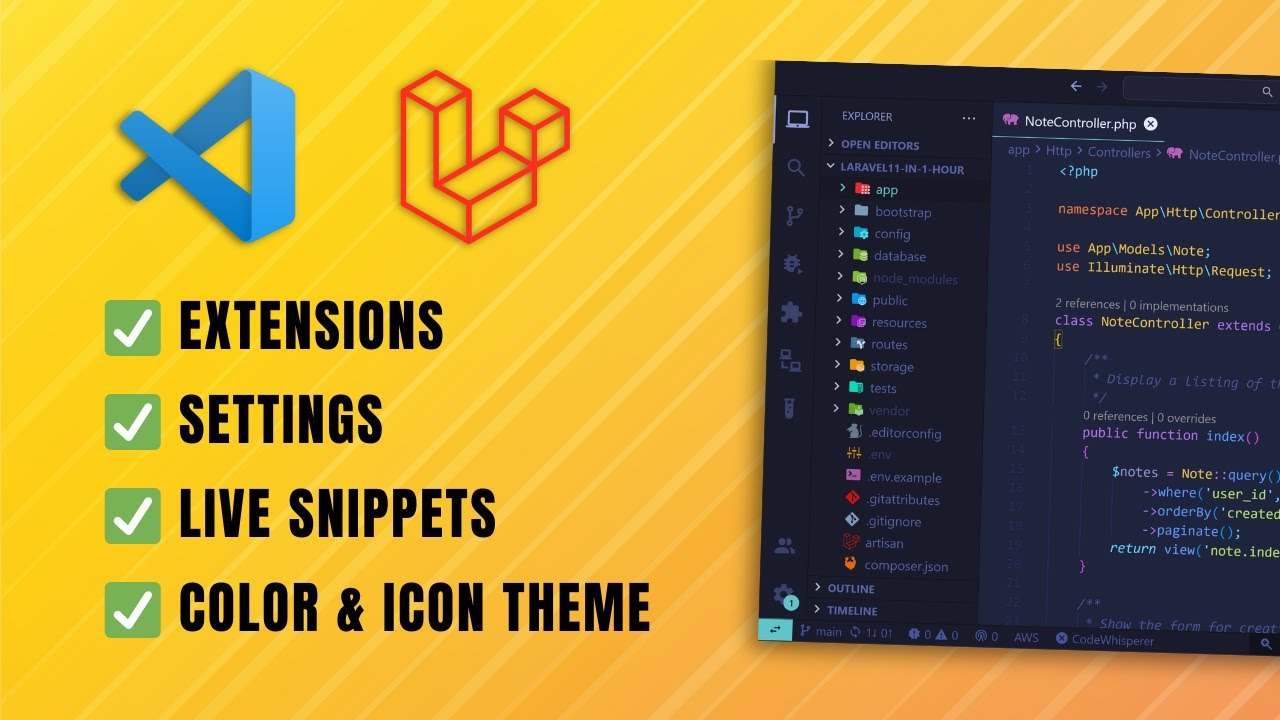 Setup VSCode for Laravel Development