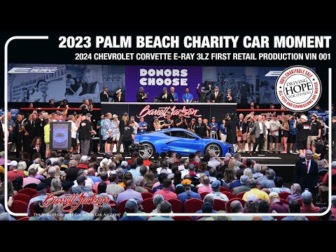 SOLD! $1.15 MILLION CORVETTE E-RAY - 2024 @Chevrolet Corvette E-Ray 3LZ VIN 001 - BARRETT-JACKSON