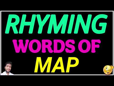 Map rhyming words | map ka rhyming word kya hai | 5 Rhyming word of map