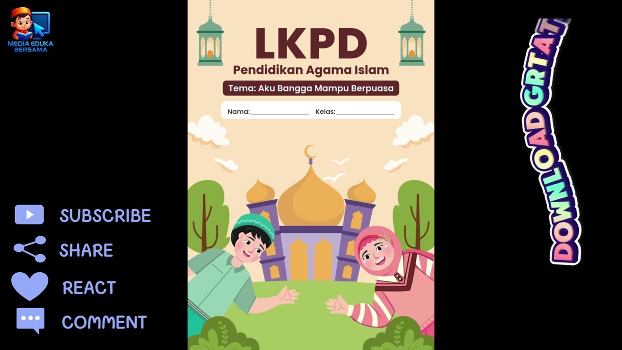 Download Gratis LKPD PAI-BP Kelas 3 Semester 1 | Lengkap