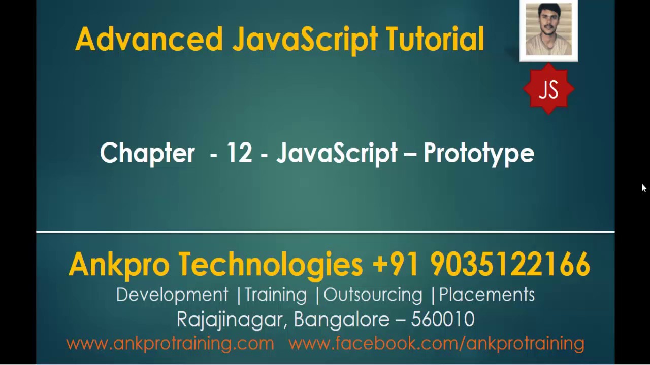 Advanced JavaScript - Chapter 12 - Prototype in JavaScript