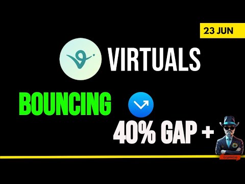 🚀Virtuals Protocol Hit Local Bottom 🔥| How High It Can go 40% Gap- Virtuals Coin Price Prediction