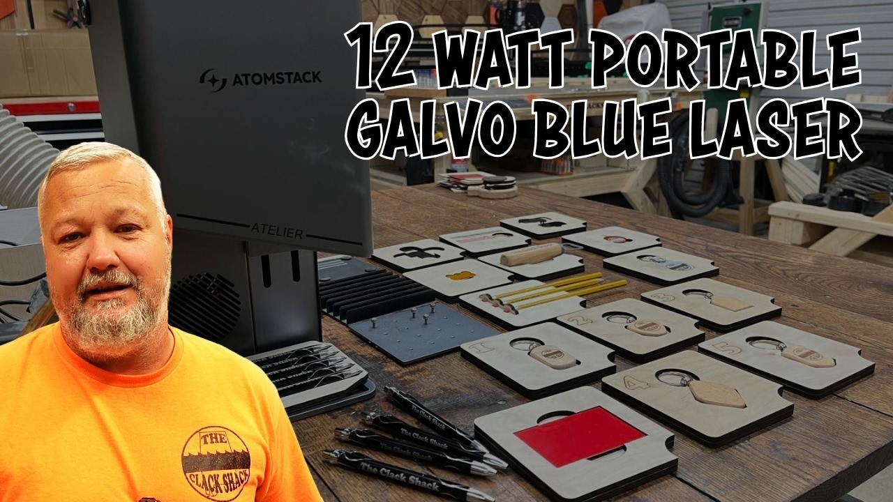 12 Watt portable galvo blue laser- Atomstack Atelier