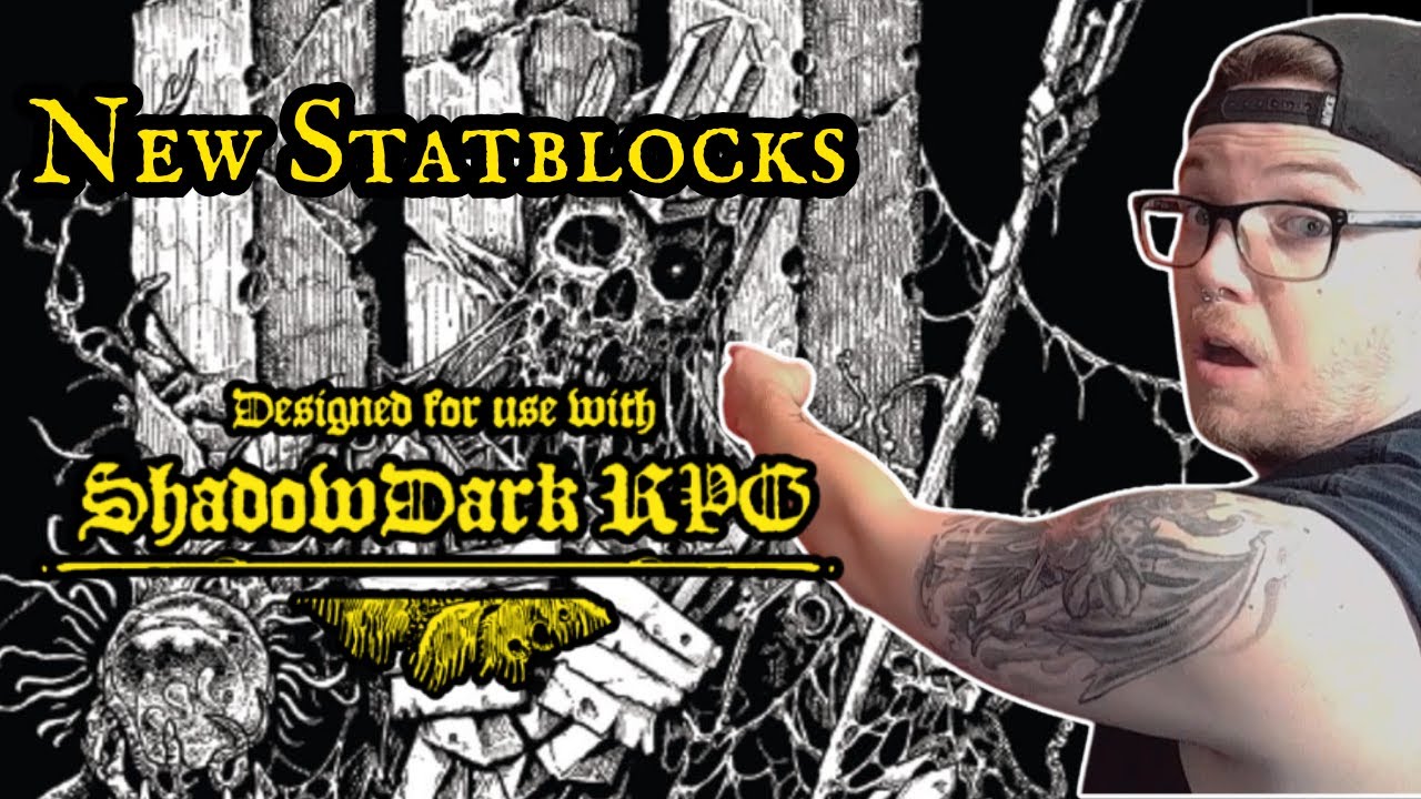 Necromancer Statblock + 5 Unique Creatures for Shadowdark RPG