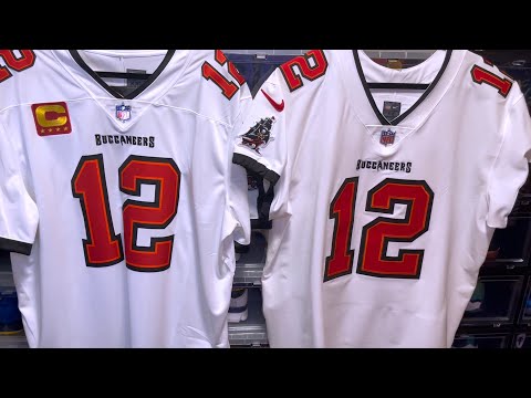 Tom Brady Nike Vapor Elite vs Vapor Limited with Captains Patch!