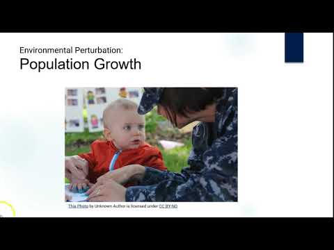 PEDx | Environmental Science 006 - Environmental Perturbation