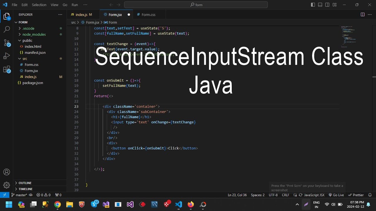Java SequenceInputStream Class Program to use SequenceInputStream class Read from multiple files