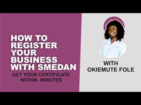 HOW TO REGISTER YOUR BUSINESS WITH SMEDAN