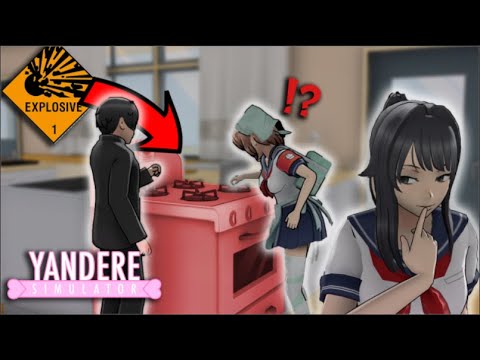 Trying to EXPLODE Amai and her crush! - Yandere Simulator Myth
