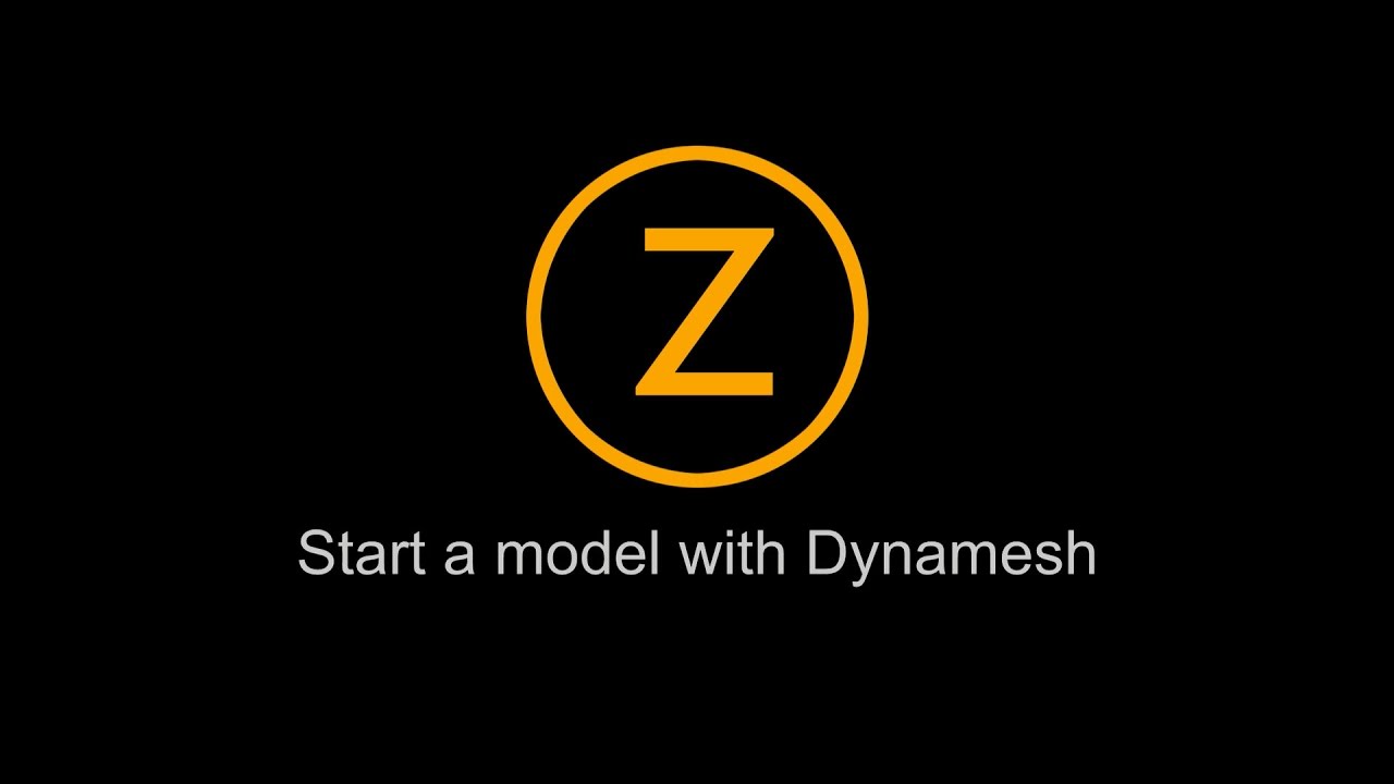 Start a model with Dynamesh