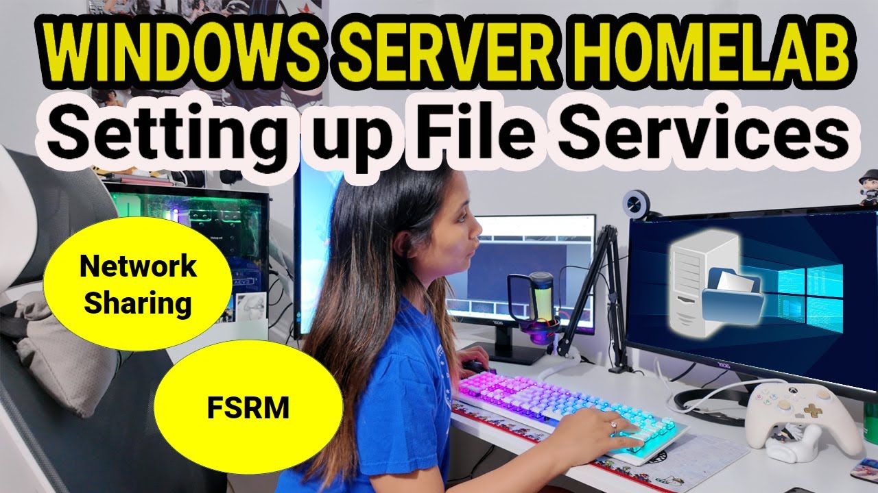 File Services Homelab: Setting up Network Sharing on Windows Server (Ep. 4)