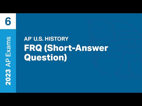 6 | FRQ (SAQ) | Practice Sessions | AP U.S. History