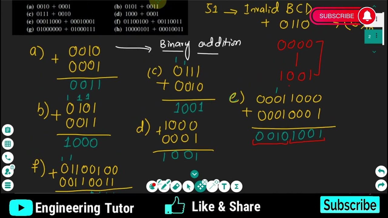Addition of Binary Coded Decimals (BCD): Problems Solution of Digital Fundamentals by Thomas Floyd