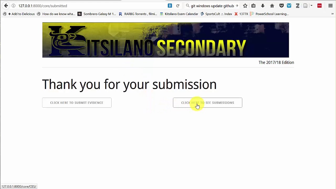 Core Competency Student Self Assessment WebApp