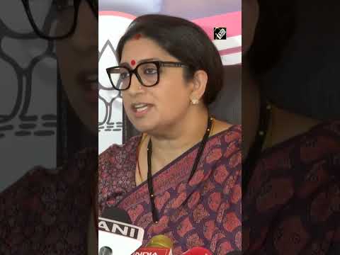 “Ye zubaan Yuva Congress ki hain…” Smriti Irani on Youth Prez Srinivas BV “gungi-behri” remark