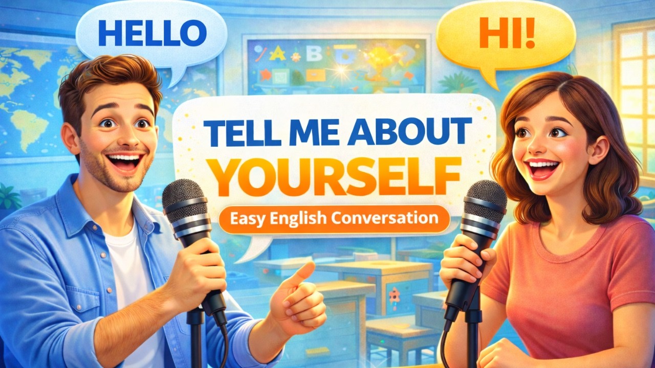 Tell Me About Yourself | English Conversation Practice for Beginners | EasyTalk English Podcast