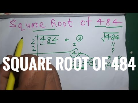 Square Root Of 484 | हिंदी में