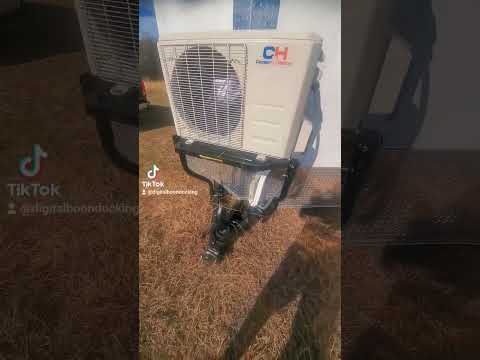 Mini Split on cargo camper conversion #cargocamperconversion #cargotrailerconversion #boondocking
