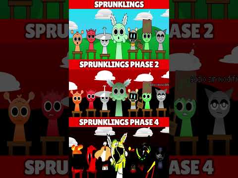 Incredibox Sprunki Sprunklings VS Phase 2 VS Phase 4 *MIX VERSION