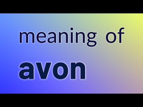 Avon - 11 English Vocabulary Flashcards