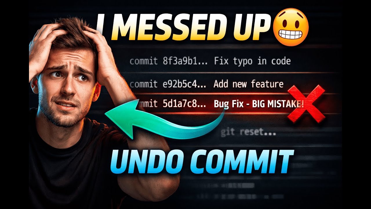 STOP Panicking! Here’s How to Undo Git Commits Like a Pro 🔥#github
