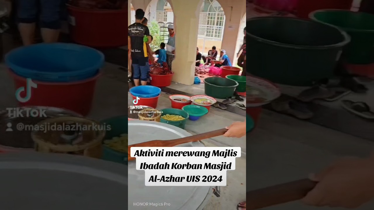 Aktiviti merewang sempena Majlis Ibadah Korban Masjid Al-Azhar 2024