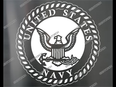 US Navy Logo DXF SVG CNC Plasma Cutter Art