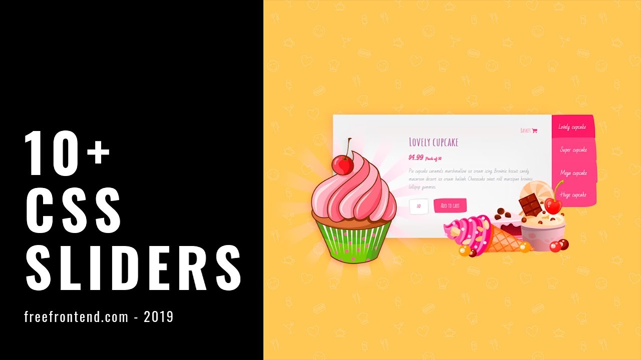 10+ CSS Sliders