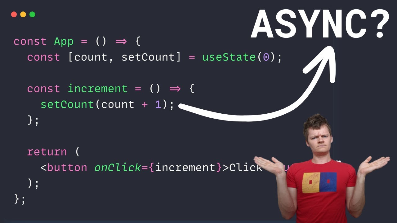Is SetState Asynchronous?