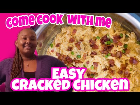 Come cook with me: Easy Instant pot cracked chicken