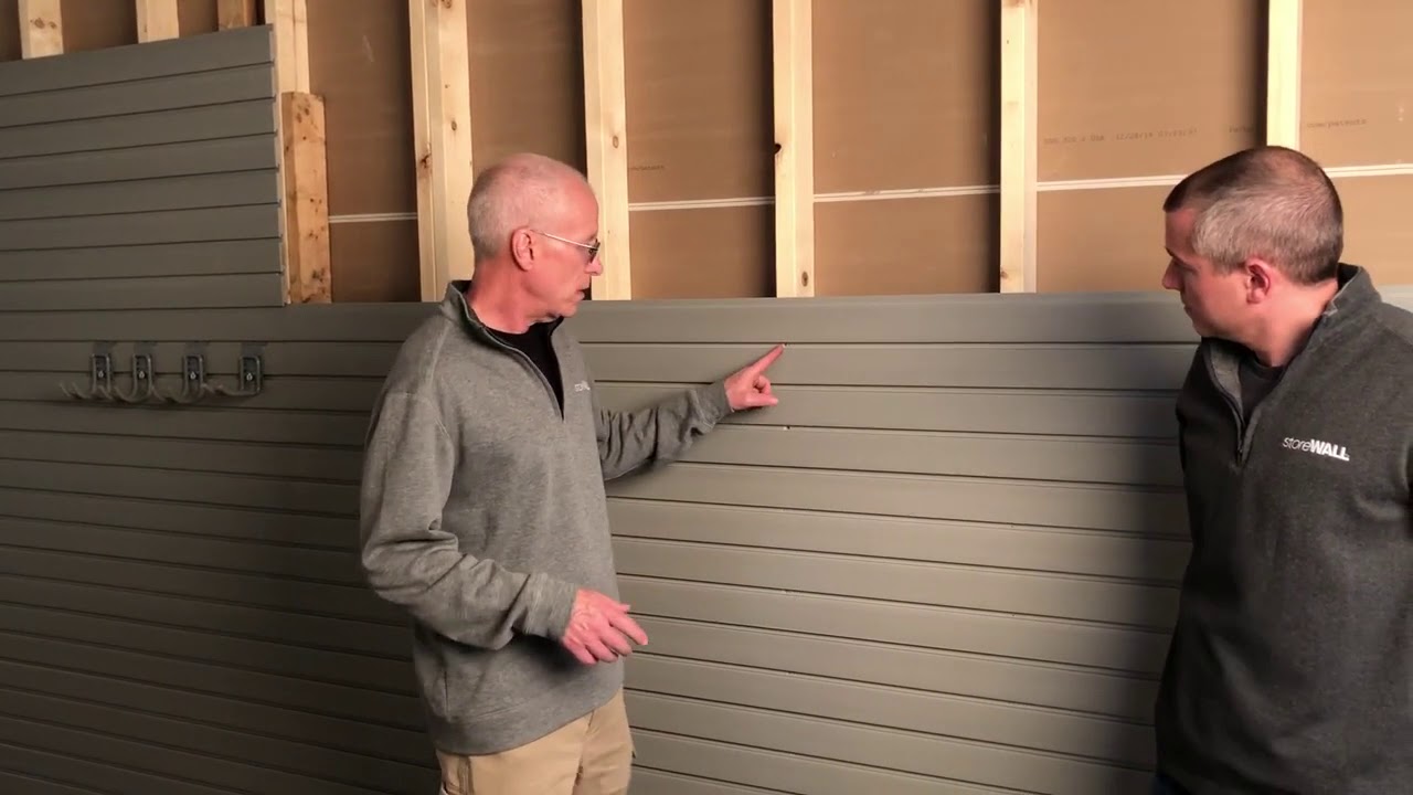 Screws through the panel installation - StoreWALL Australia