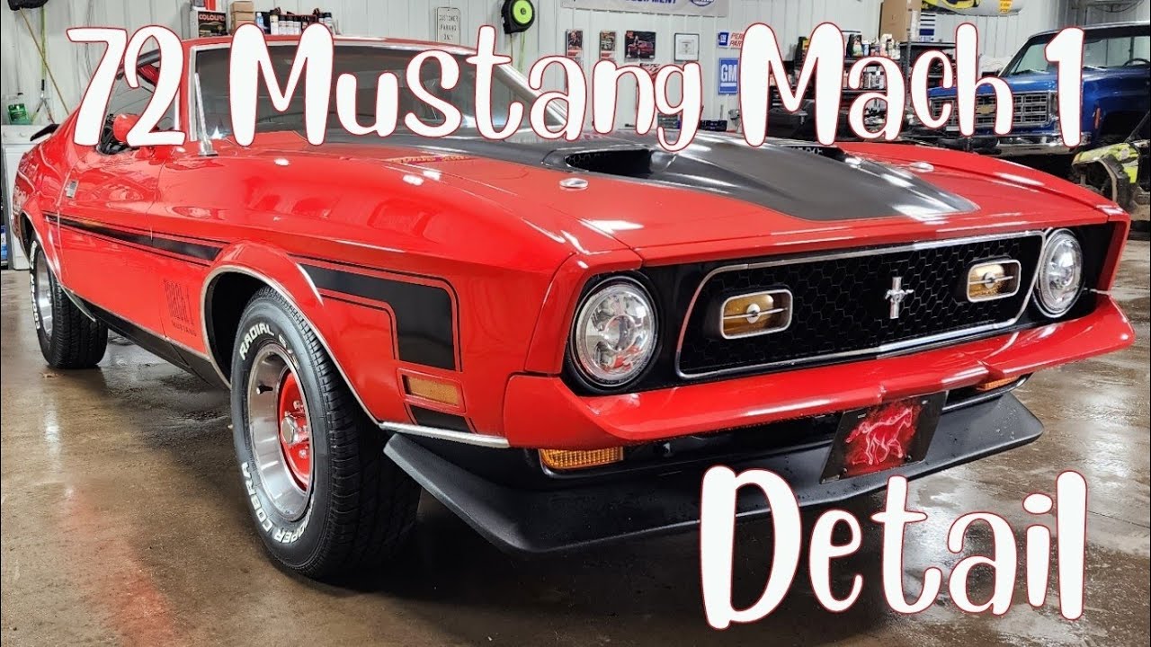 72 Mustang Mach 1 Interior/Exterior Detail #mustang #ford